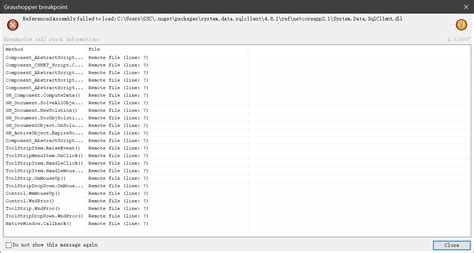 Connect Grasshopper To Database Grasshopper Mcneel Forum