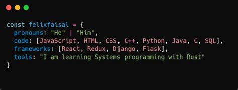 Felixfaisal Faisal Ahmed GitHub