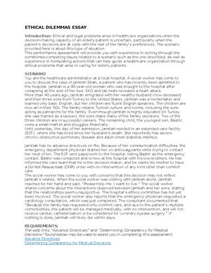 TASK D OUTLINE INTRODUCTION In Task You Were Provided With A Scenario In Which You