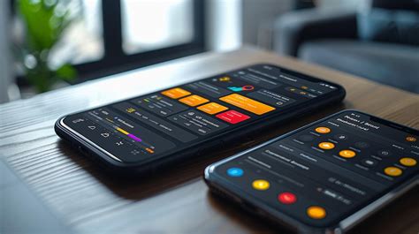 Premium Photo Lowres Mockup Of A Smartphone Interface In Pixels The