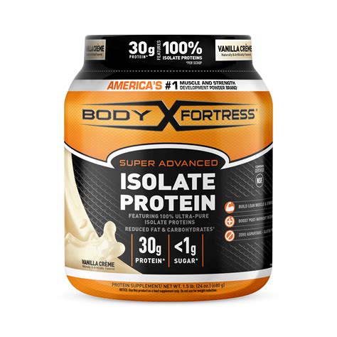 Body Fortress Whey Isolate Protein Powder 30g Protein Vanilla 1 5