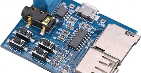 Non Destructive Mp3 Decoding Board With Self Powered Tf Card U Disk Decoded Player Module