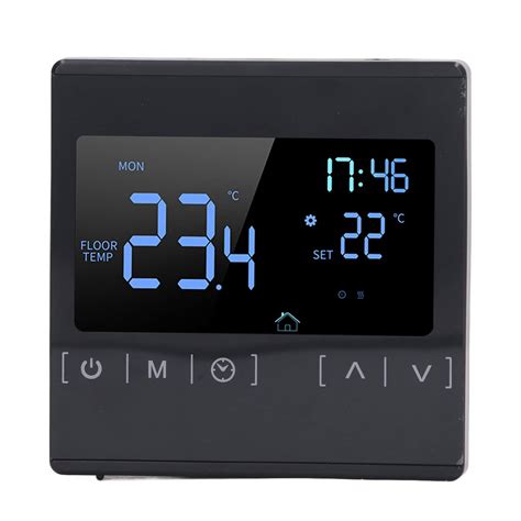 Programmable Digital Thermostat Programmable Touchscreen Thermostat Smart Digital Home Floor