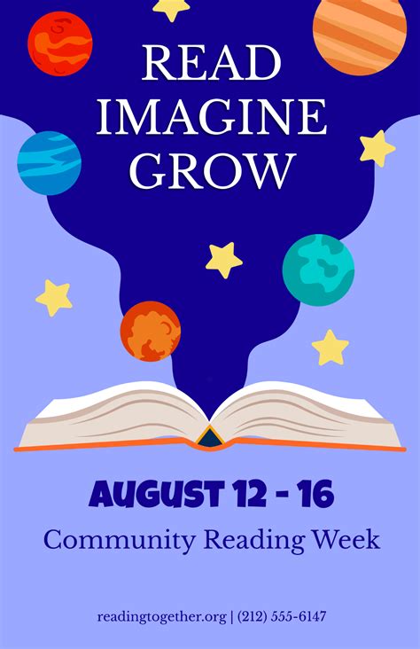 Free Reading Week Poster Template To Edit Online