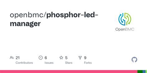 github openbmc phosphor led manager