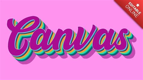 Canvas Special Text Effect Generator