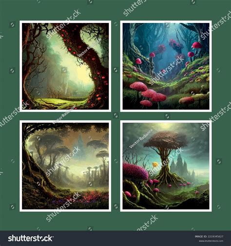 Alice Wonderland Forest Images Stock Photos D Objects Vectors Shutterstock