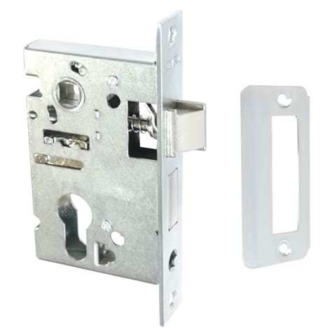 Брава за врата вкопана секретна 50 40 мм за китайски врати Metal 101128Ц Тренчев