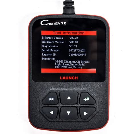 Launch X Creader S OBD II Code Reader Oil Reset Function Support Multi Langauge