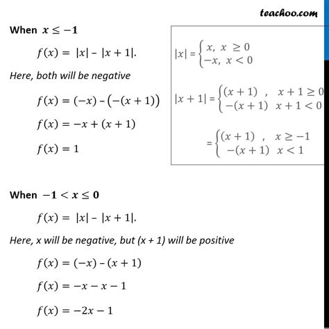 Ex 5 1 34 Find All Points Of Discontinuity F X X X 1