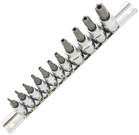 Buy Anytime Tools 11 Pc 5 Point Star Torx Tamper Proof Security Bit Socket Set Online At