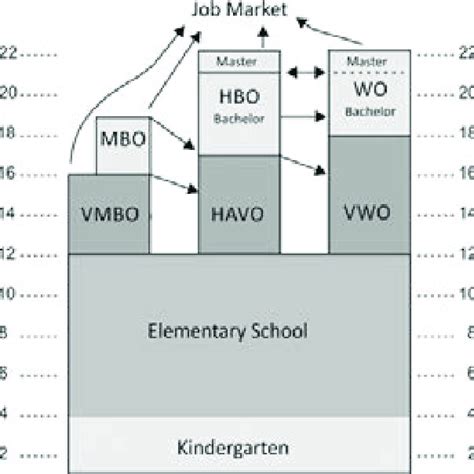 Summarised Structure Of The Dutch Educational System Download Scientific Diagram