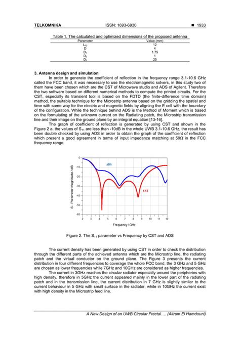 A New Design Of An Uwb Circular Fractal Printed Antenna Pdf