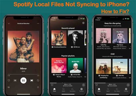 spotify local files not syncing to iphone solved here