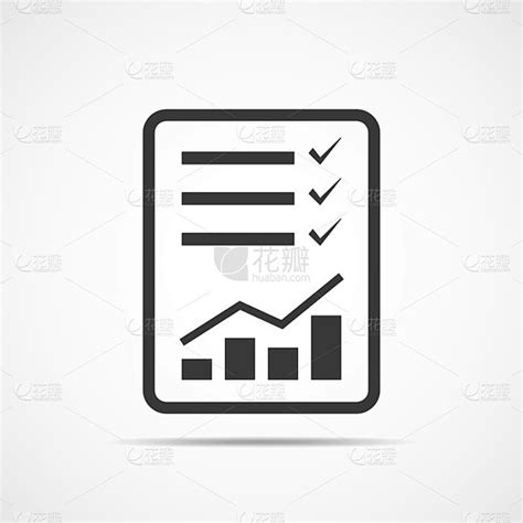 清单图标。矢量插图。