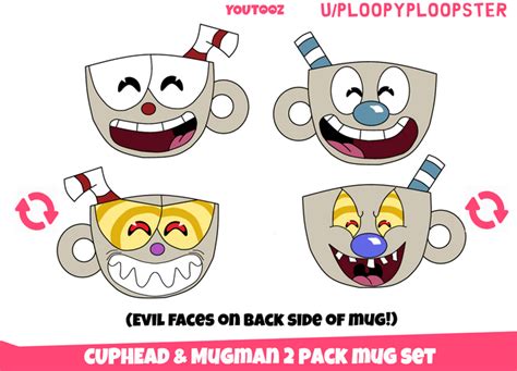 My Concept For What The Upcoming Cuphead Mugs Should Look Like Ryoutooz