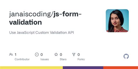 github janaiscoding js form validation use javascript custom