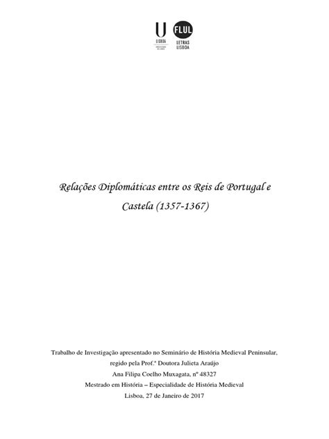 relações diplomáticas entre d pedro i de portugal e pedro i de castela