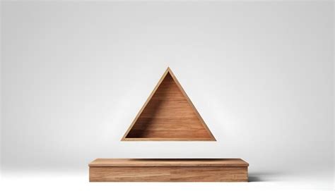 Premium Photo Wood Triangle