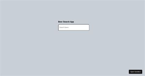 Searching App Forked Codesandbox Searching App Forked Codesandbox