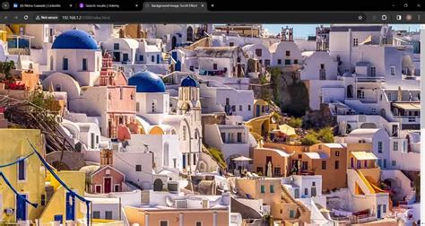 Nisha Gawade On Linkedin Project18 Of 50daysofcodechallenge Which Is Background Image Scroll