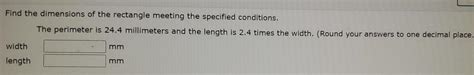 [answered] find the dimensions of the rectangle meeting the specified kunduz