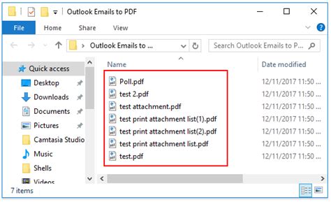 How To Export An Outlook Email To PDF File