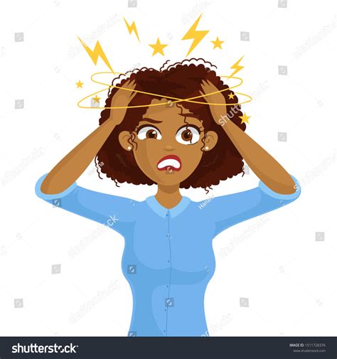 Girl Stress Clipart