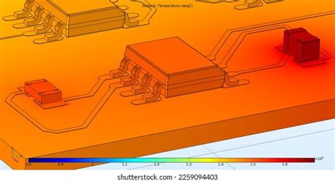 Computer 3d Modeling Printed Circuit Board Stock Illustration 2259094403 Shutterstock