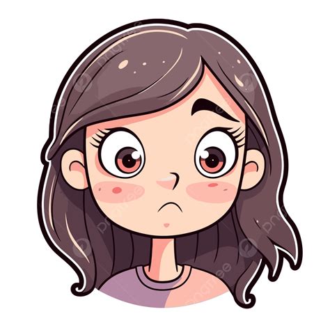 Animated Sad Girl Face