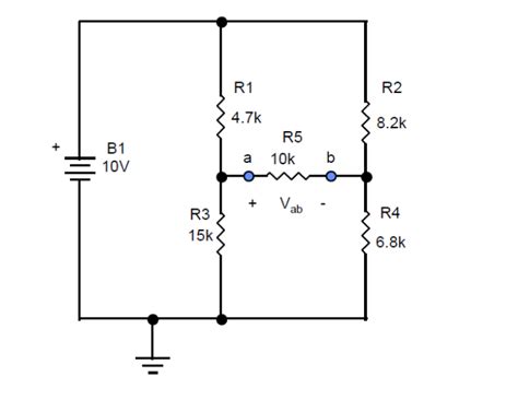Solved Solve For Vab Using Thevelin Equivalence Solve Chegg Com