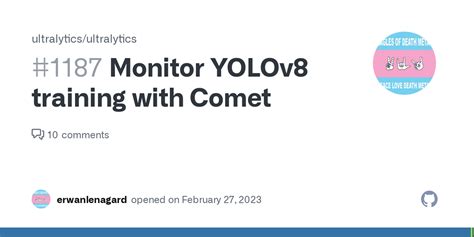 Monitor Yolov8 Training With Comet · Issue 1187 · Ultralytics