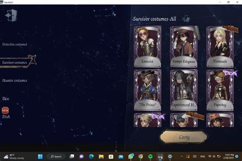 Idv Asia D M Skin And Event Limited Skins Identity V Account Android