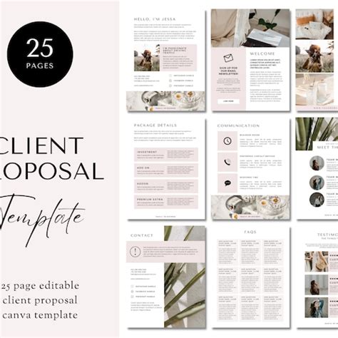 New Client Welcome Pack Template Virtual Assistant Etsy