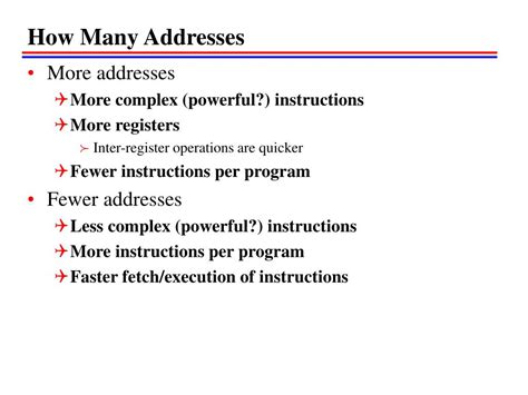ppt ch10 instruction sets characteristics and functions powerpoint presentation id 721449