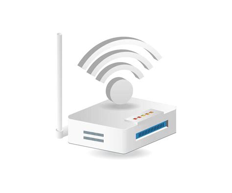 Premium Vector Flat Isometric 3d Illustration Of Wifi Network Router Concept