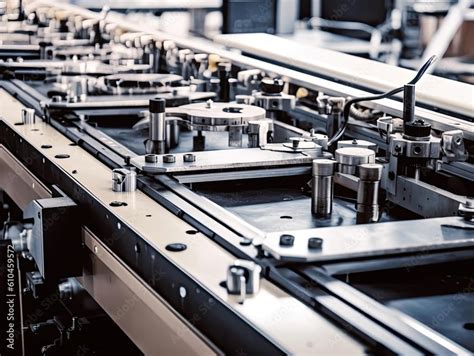 Machine Vision System Using Camera To Detect Objects On Moving Conveyor Belt In A Factory