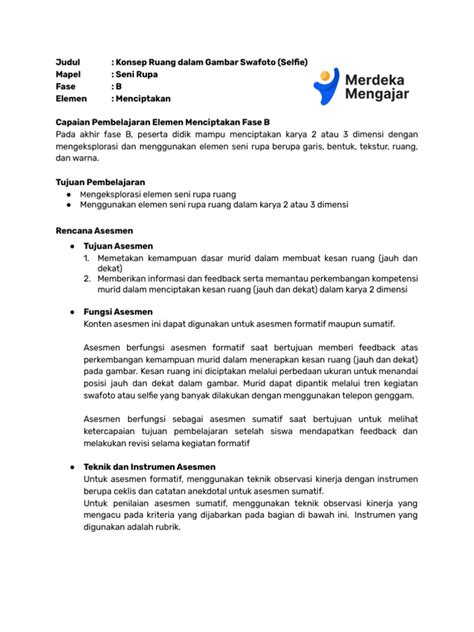 Gamabran Modul Ajar Seni Rupa 3sd Pdf