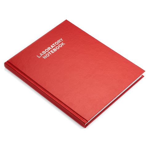 2001hc Red Cover Laboratory Notebook Scientific Notebook Company