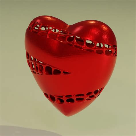 Valentine Heart Design 8 By Maker81 Download Free Stl Model
