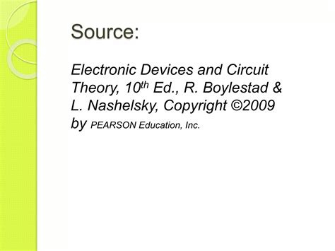 Field Effect Transistor Biasing And Configuration Ppt