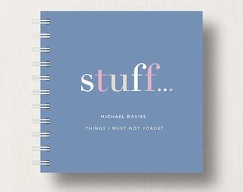 Personalised To Do Lists Small Notebook Etsy UK