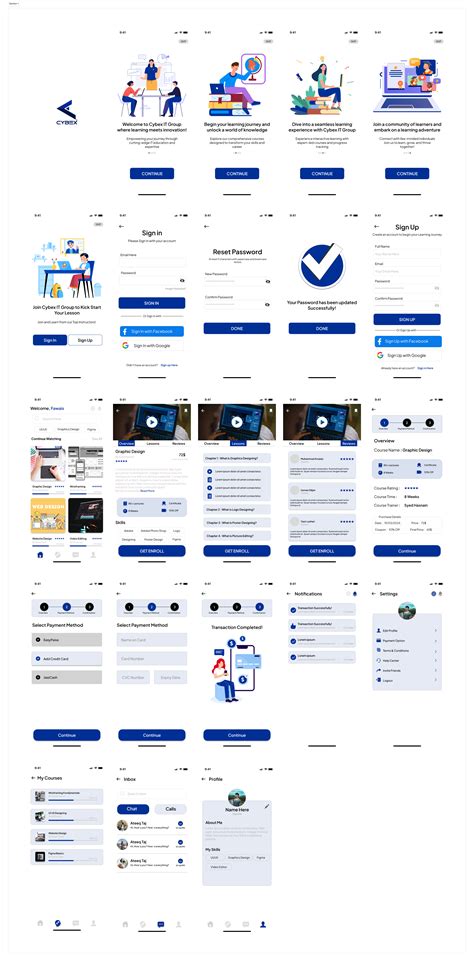 Lms Learning Management System Mobile Application Figma