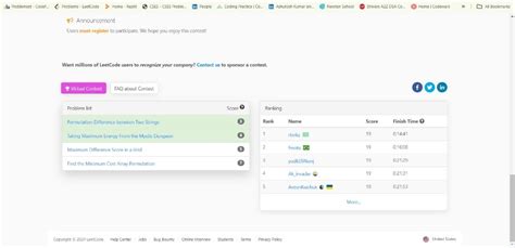 Ashutosh Kumar Singh On Linkedin In Todays Weekly Contest Able To Solve 2 Problems Out Of 4