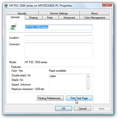How To Print Test Page Windows 7 Perspy