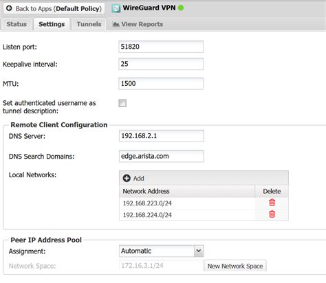 WireGuard VPN Edge Threat Management Wiki Arista