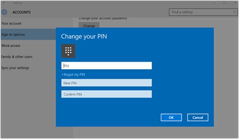 Pin Login Option In Windows 10