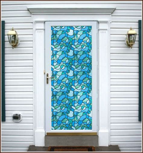 Odyssey Stained Glass Privacy Window Film Wallpaper For Windows