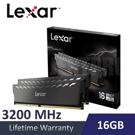 Lexar 16gbkit Ddr4 3200 Udimm 8gbx2 Thor Oc Dk Shopee Thailand