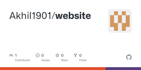 Github Akhil1901website